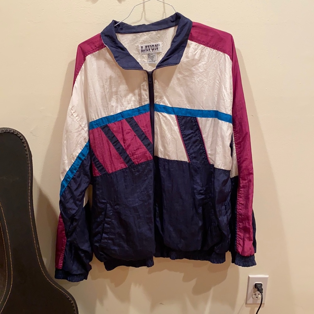 Vintage Colorblock Jacket From The 80s! Very Soft And… - Gem
